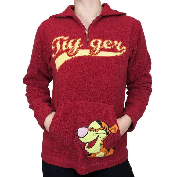 Disney | Jackets & Coats | Vintage 9s Winnie The Pooh Tigger Fleece ...